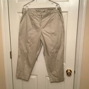 Cato | Pants & Jumpsuits | Catos Khaki Colored Capris | Poshmark